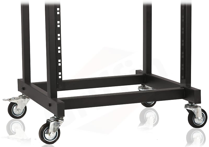 Rack Mount Cart Stand Rolling Studio Mixer Gear Pro Audio IT | Reverb