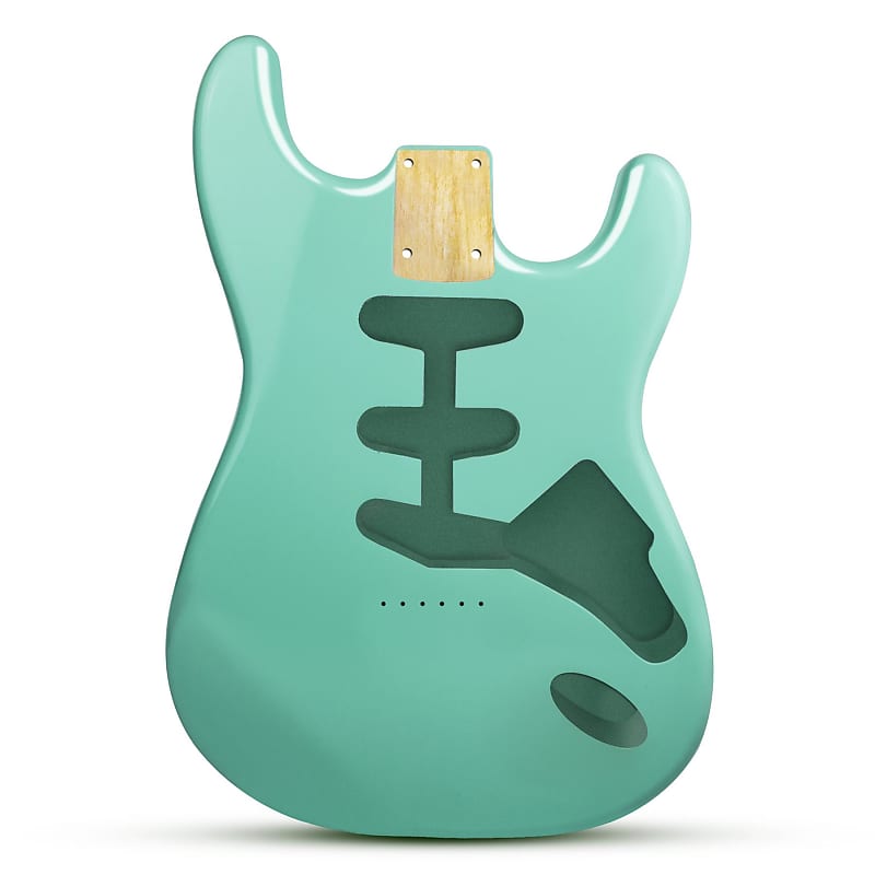 Stratocaster Compatible Body Hardtail - Seafoam Green | Reverb