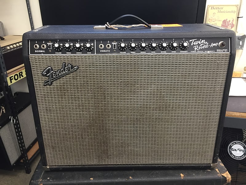 Fender 65 Twin Reverb 1991 - Black | Reverb