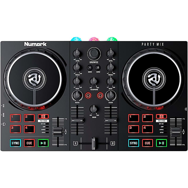 Numark Party Mix II DJ Controller With Built-In Light Show | Reverb