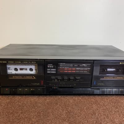 JVC TD-W106 Stereo Double Cassette Deck - Black | Reverb