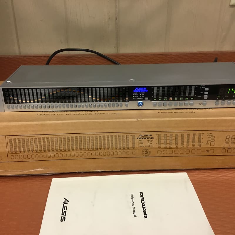 Alesis DEQ830 EQ/RTA 8-channel | Reverb