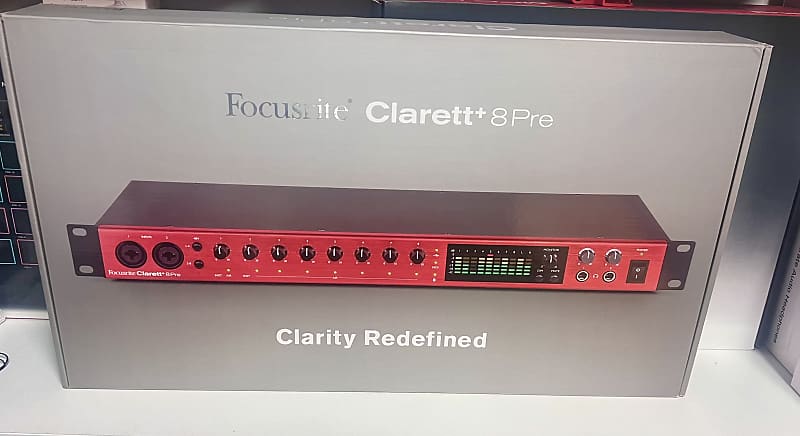 Focusrite Clarett+ 8Pre USB-C Audio Interface/ 3 Year | Reverb