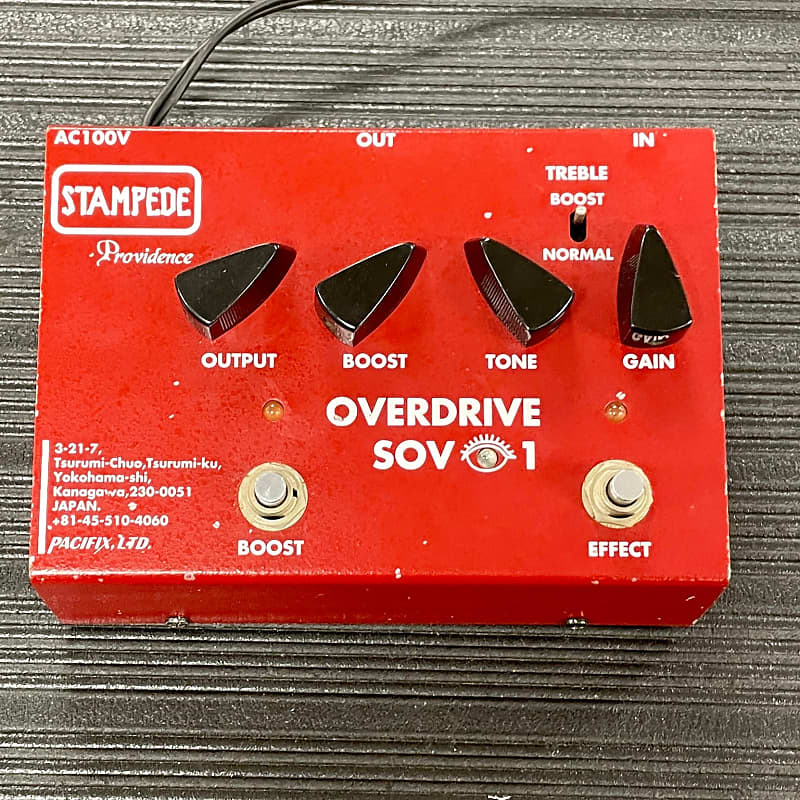 Used Providence Stampede Overdrive SOV-1 w/120V to 100V Power | Reverb