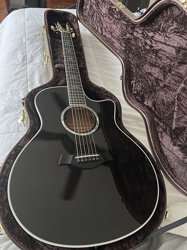 Taylor 616CE 2011 Black wash over Flamed Maple | Reverb