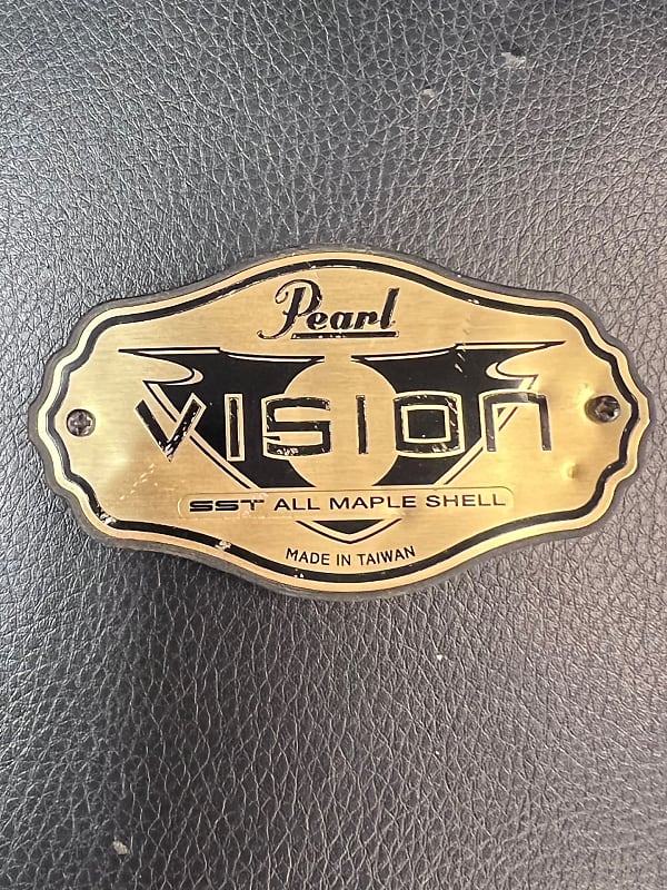 Pearl Vision SST All Maple Shell Drum Badge | Reverb