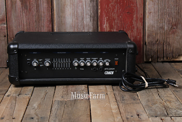Crate BFX 220H Electric Bass Guitar Amplifier Head 220 | Reverb UK
