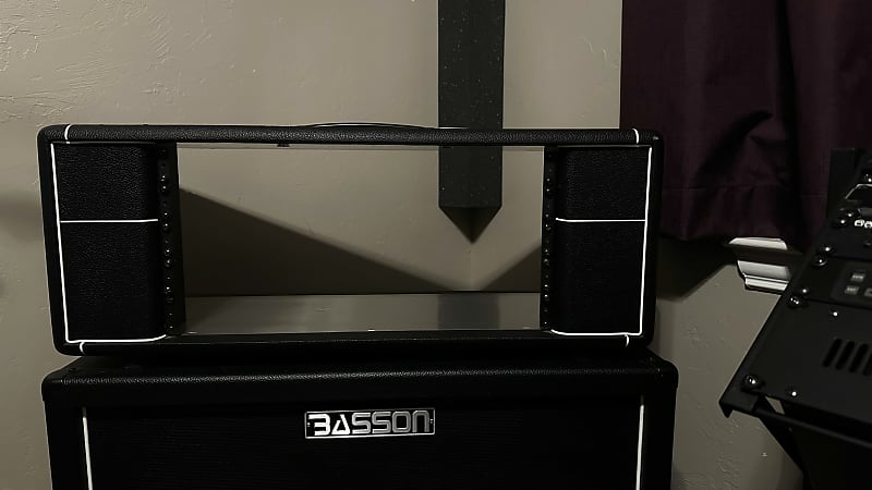 SPLAWN 5 SPACE HEADBOX STYLE EFFECTS RACK - Black Tolex | Reverb