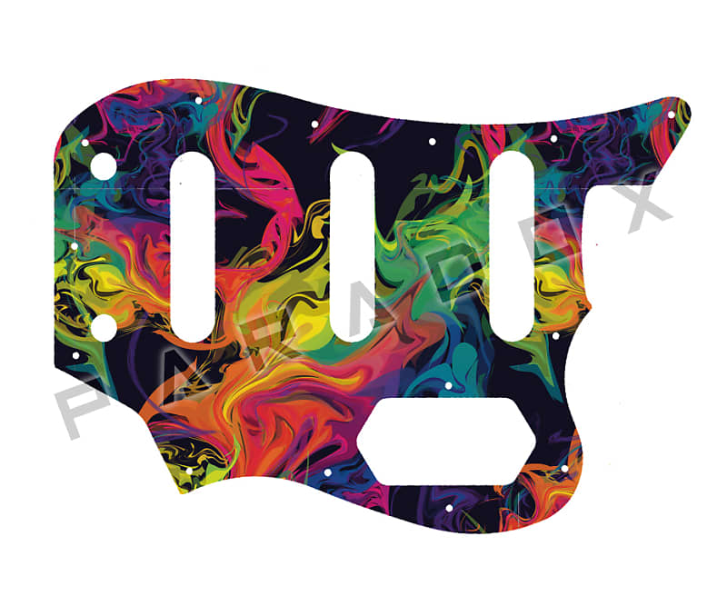 Custom Pickguard For 2024 Made in Indonesia Squier Bass VI - | Reverb