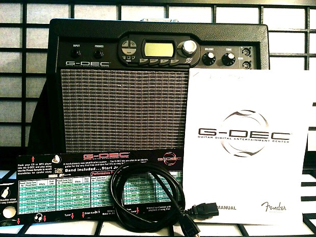 Fender G-DEC Guitar Amp Modeling Digital Entertainment system | Reverb