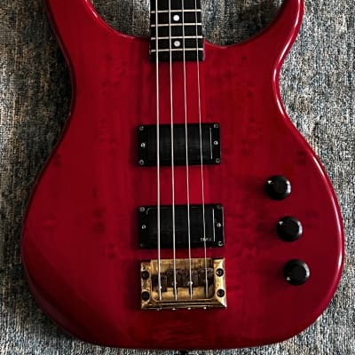 Modulus -custom neck-thru, short scale - Trans-red | Reverb