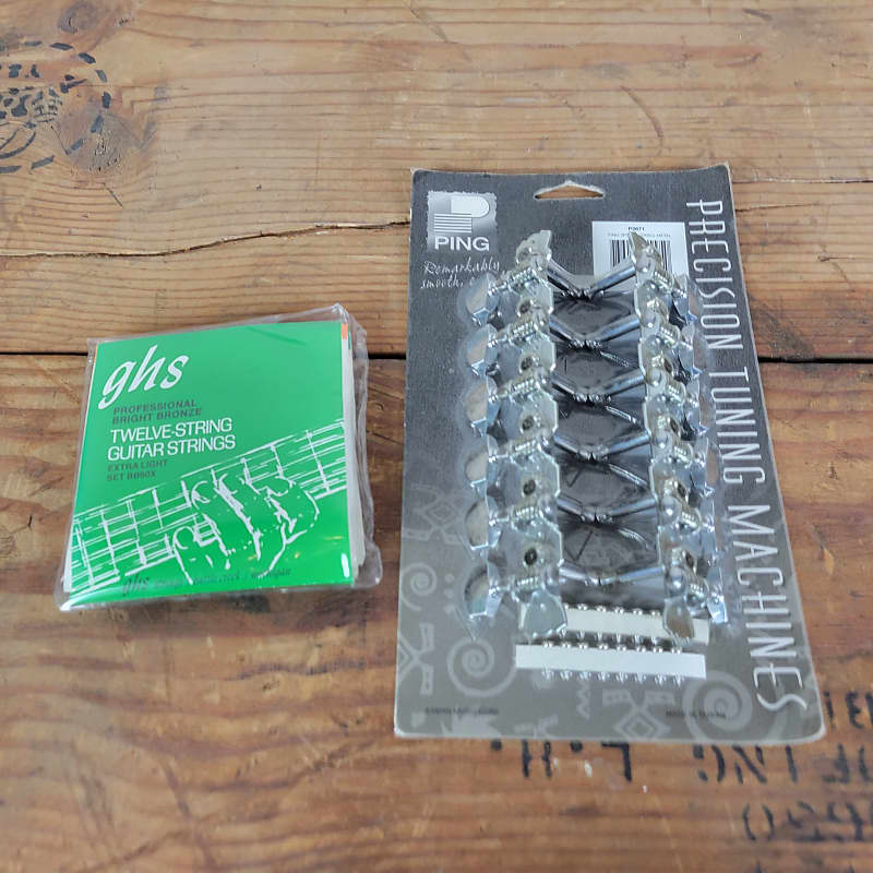 Ping P2671 12-String Open Gear Tuning Machines - Chrome With | Reverb