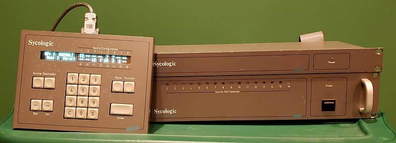 Sycologic M-16 MIDI patchbay plus 16 output Expander, remote, | Reverb