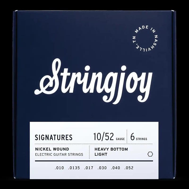 Stringjoy Signature Heavy Bottom Light Gauge Electric Guitar | Reverb