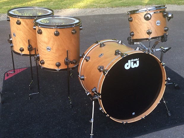 DW Drum Workshop Collector's Series Cherry HVLT 4 Piece Drum | Reverb