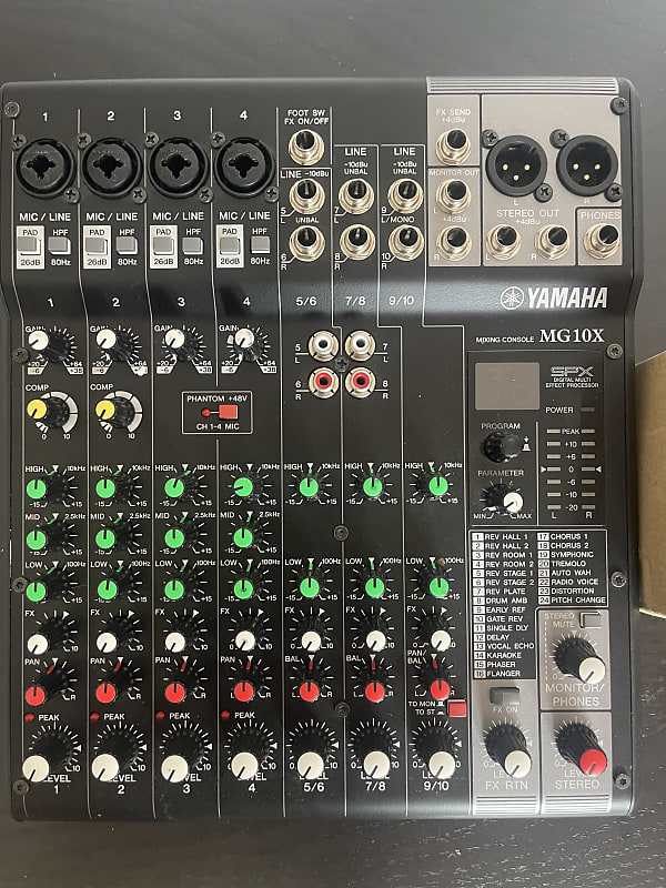 Yamaha MG10x 10 Channel Analogue Mixing Console 2021 - | Reverb UK