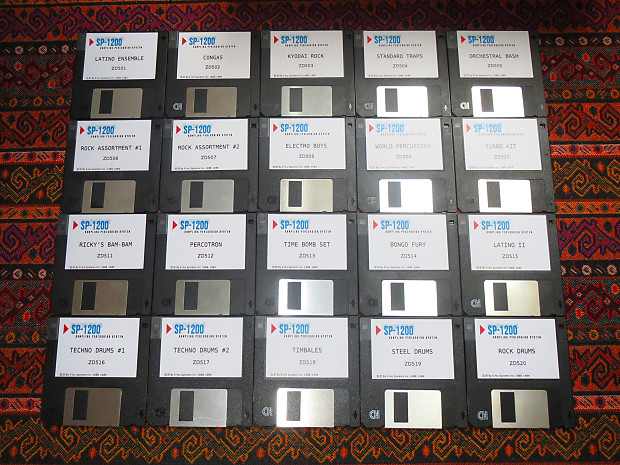 EMU SP1200 Floppy Disk Factory Samples 20 x E-mu Sound Set | Reverb UK