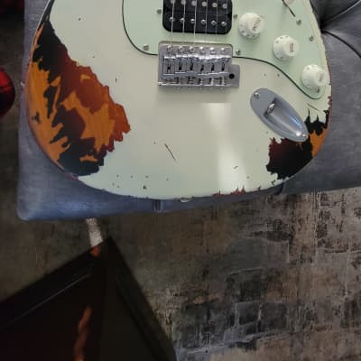 Firefly White Relic Strat | Reverb