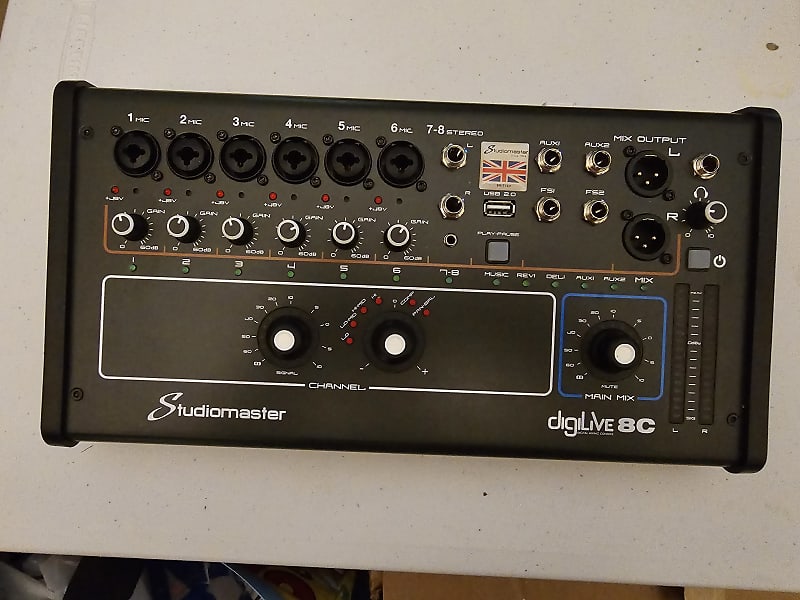 Studiomaster digilive8c 2012 - black | Reverb