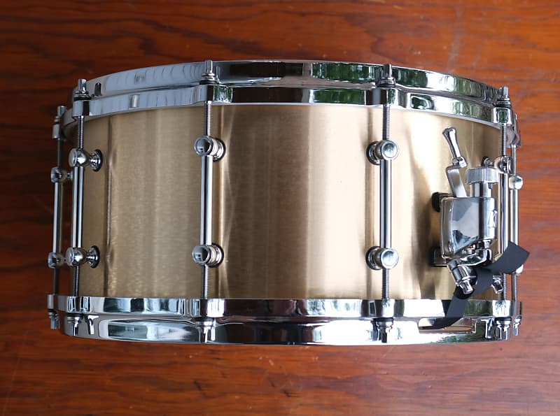 Bell Brass 3mm Cast 6.5x14’’ Snare Drum With Tama Hardware | Reverb