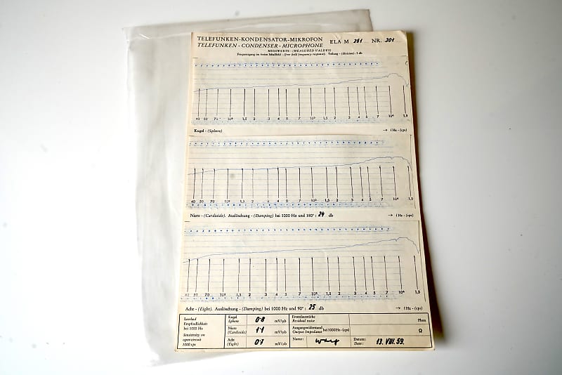 1959 Telefunken Ela M 251 Serial NR. 301 Original | Reverb UK
