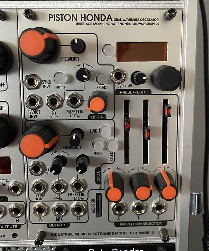 Industrial Music Electronics Piston Honda Mk3 | Reverb