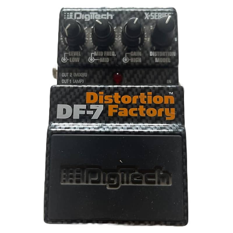 DigiTech DF-7 Distortion Factory 2010s - Carbon Fiber | Reverb