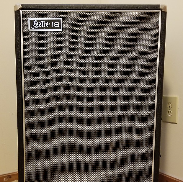 Leslie 18 Rotary Speaker Cabinet 70s Black | Reverb