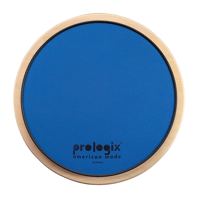 ProLogix 8in Blue Lightning Practice Pad w/Rim, Heavy | Reverb