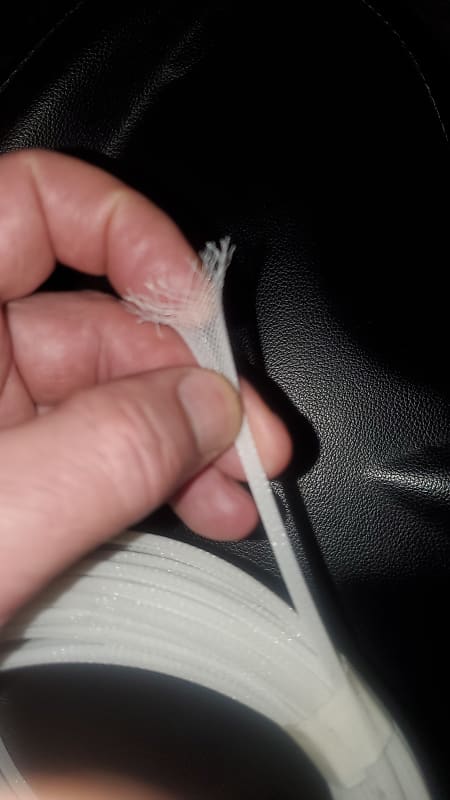 Techflex 32 foot snakeskin techflex white edition - white | Reverb