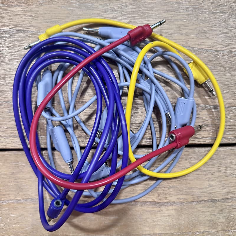 Tiptop Audio Stackcable - Red, Yellow, Gray (5), Purple | Reverb