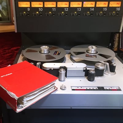 Studer A800 2" 16-Track Analog Tape Machine 1980s | Reverb