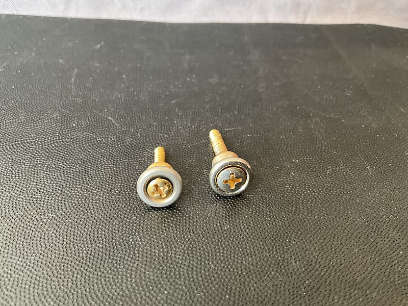 Gibson Vintage Les Paul ES-345 SG Gold Strap Buttons 1967 | Reverb