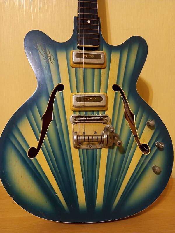 Orfeus Orpheus Hebros Electric Guitar Vintage 1970 | Reverb