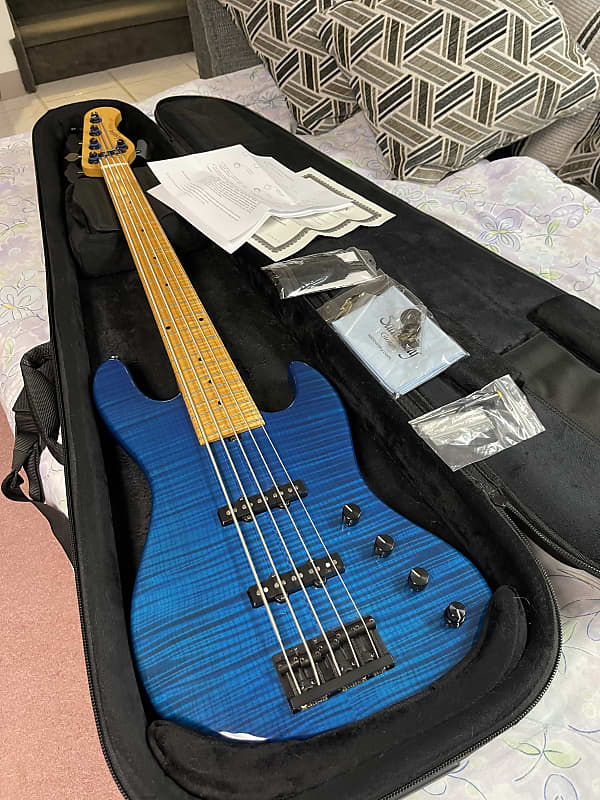 Sadowsky NYC Standard 21 Fret 5 string Bass 2015 - T Blue | Reverb