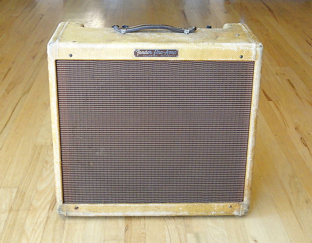 1957 Fender Pro Tweed Narrow Panel 5E5 Vintage Guitar | Reverb UK
