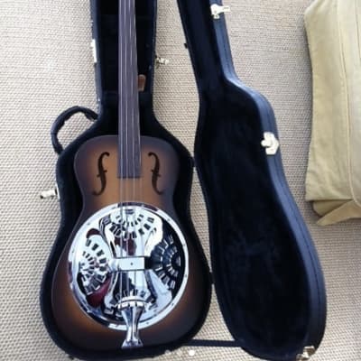 Gibson Fretless Dobro Bass 1995 - Sunburst | Reverb