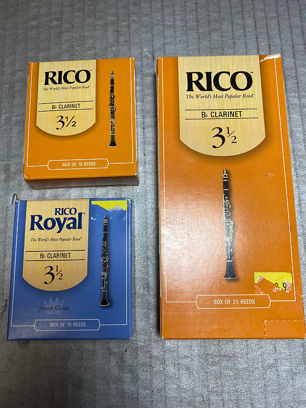 Set of 28 Rico Bb Clarinet Reeds | Reverb
