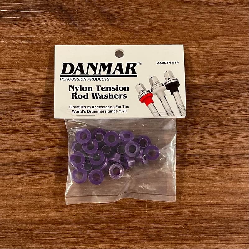 Danmar 20 Pack Nylon Tension Rod Washers Purple | Reverb UK