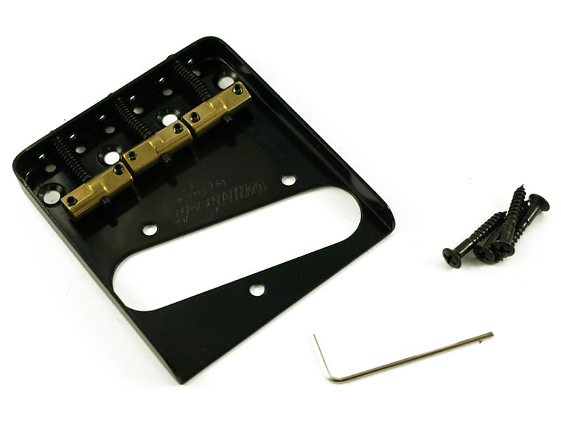 Wilkinson Replacement Bridge For Fender Tele - BLACK | Reverb