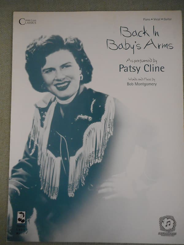 Patsy Cline "Back in Baby's Arms" Sheet Music 1998 | Reverb
