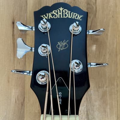 Washburn AB35 electro-acoustic 5 string bass 2004-2006 | Reverb UK