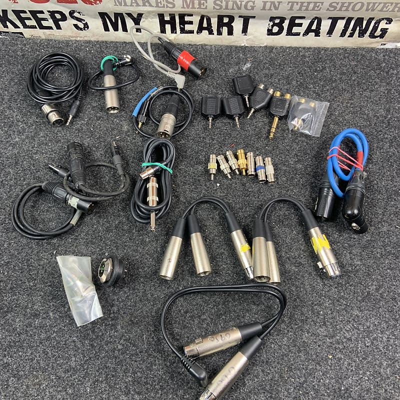 Lot of Location Sound Audio Adapters & Cables(B1) | Reverb