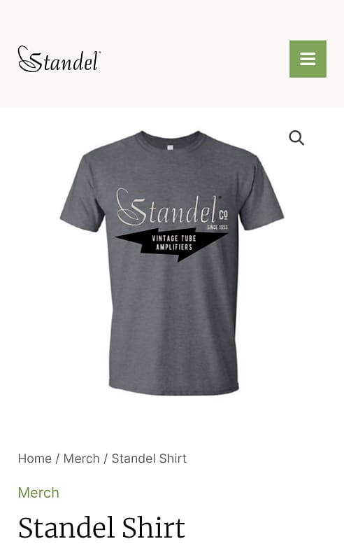 Standel Official T-Shirt Size Large | Reverb