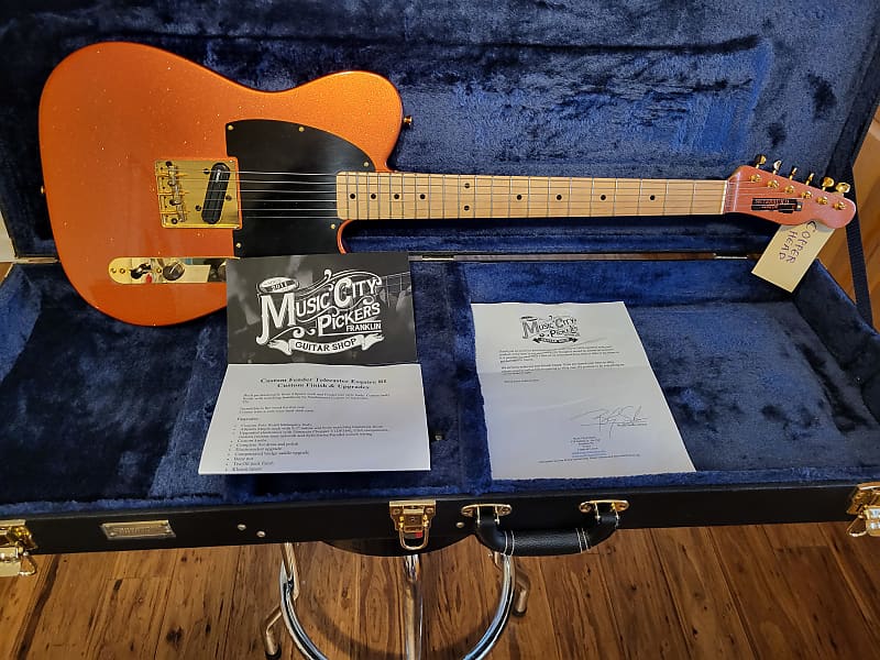 Telecaster Partscaster Custom Build - Copper, Mahogany Body | Reverb