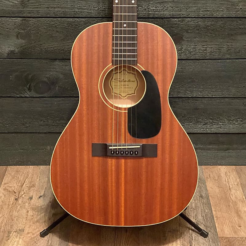 Silvertone 604 Reissue Mahogany Acoustic Parlor Acoustic | Reverb