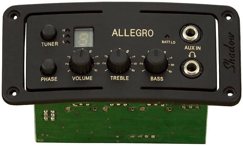 Shadow Electronics SH-Allegro Acoustic Guitar Preamp Aux In / | Reverb