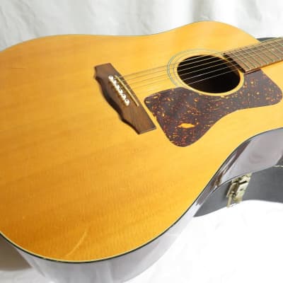 Guild D25 NT Full Bodied Acoustic Guitar & Case | Reverb