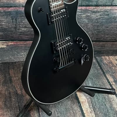 ESP/LTD EC-257 7 String Electric Guitar - Satin Black | Reverb