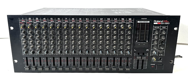 Roland line keyboard mixer M160 M-160 1988 - Black | Reverb